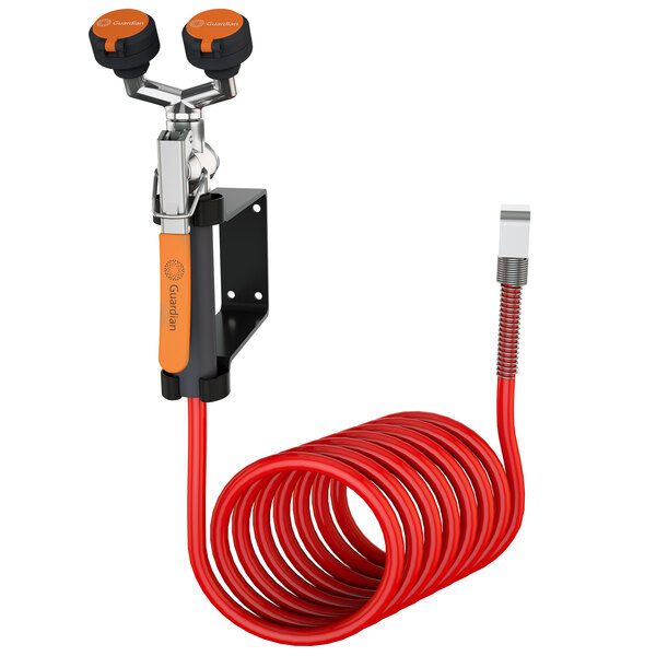 Guardian Equipment G5046 Wall Mounted Eyewash Station with 12' Coiled ...