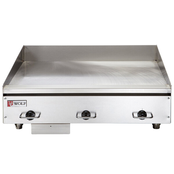 Wolf WEG36E-24C 36" Electric Countertop Griddle with Snap-Action ...