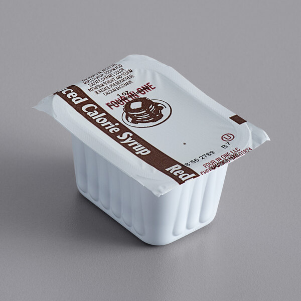 Sugar Free Pancake Syrup 1 oz. Portion Cups - 100/Case