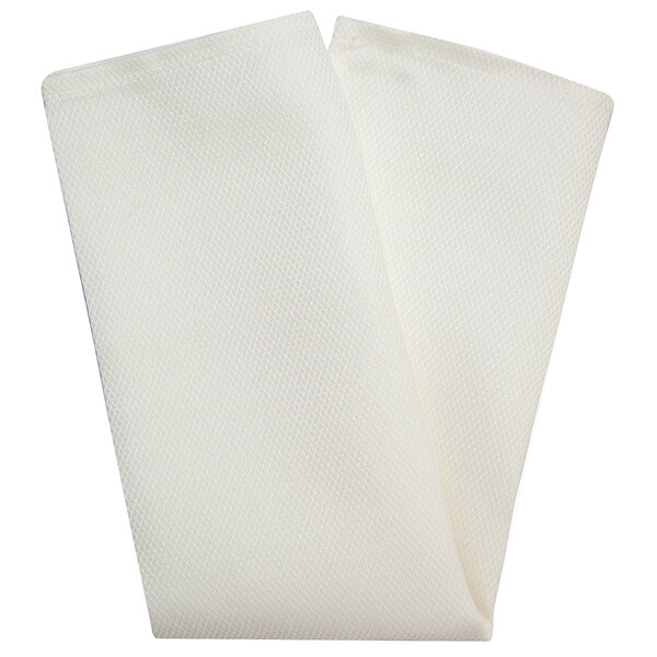 Snap Drape 54432020NH770 Cream Milan Birdseye Cloth Napkin, 20" x 20 ...