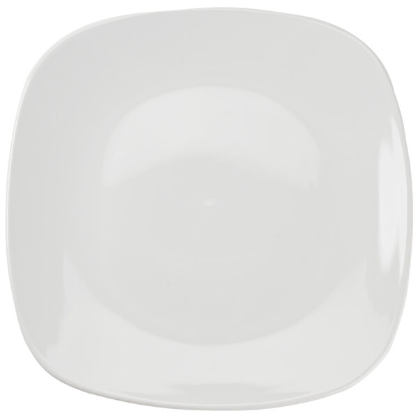 Tuxton BWH-110C 11" White Square China Plate - 12/Case