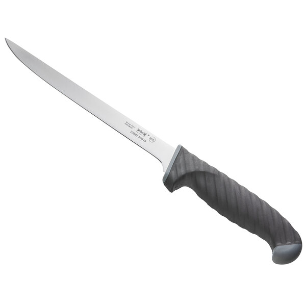 Schraf™ 8" Narrow Flexible Fillet Knife with TPRgrip Handle
