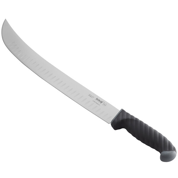 Schraf 14" Granton Edge Cimeter Knife with TPRgrip Handle