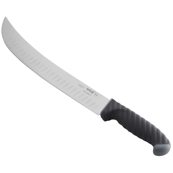 Schraf™ 12" Granton Edge Cimeter Knife with TPRgrip Handle