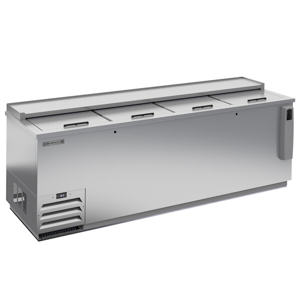 Beverage-Air DW94HC-S-02 95" Stainless Steel Deep Well Bottle Cooler ...