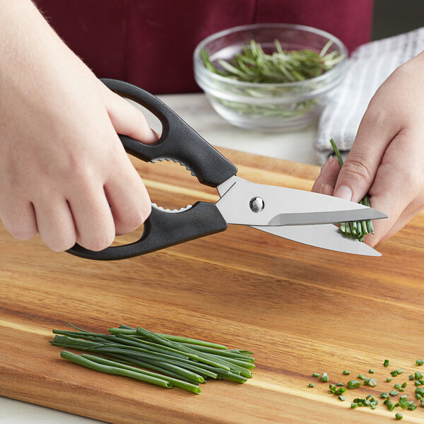 Mercer Culinary M33042P 3 3/4" Stainless Steel Multi-Purpose Shears ...