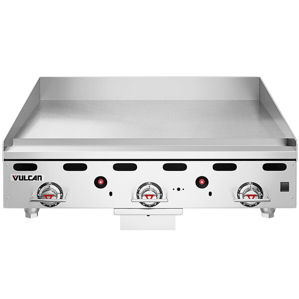 Vulcan MSA36-30C 36" Liquid Propane Chrome Top Commercial Griddle ...
