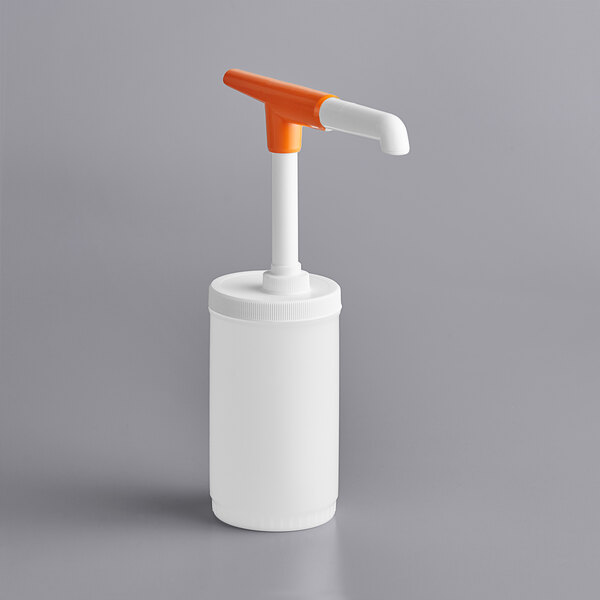 Tablecraft Condiment Pump Kit with 1 oz. WideMouth Maxi Pelican Pump ...