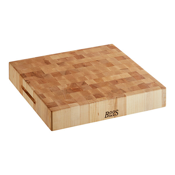 John Boos & Co. CCB183-S 18" x 18" x 3" Maple Wood Chopping Block