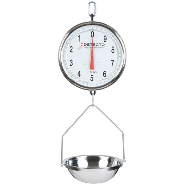 Cardinal Detecto T-3530 32 lb. Hanging Pan Scale with Double Dial ...