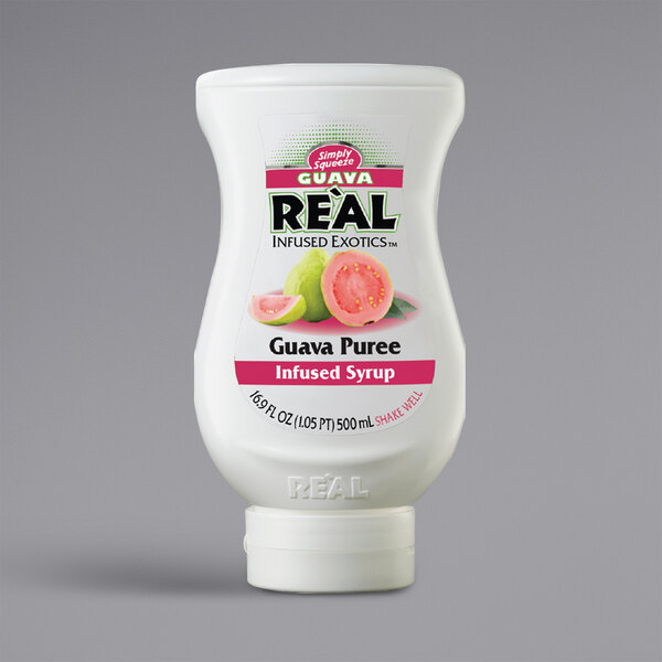 Real oz. Guava Puree Infused Syrup (16.9 fl.)