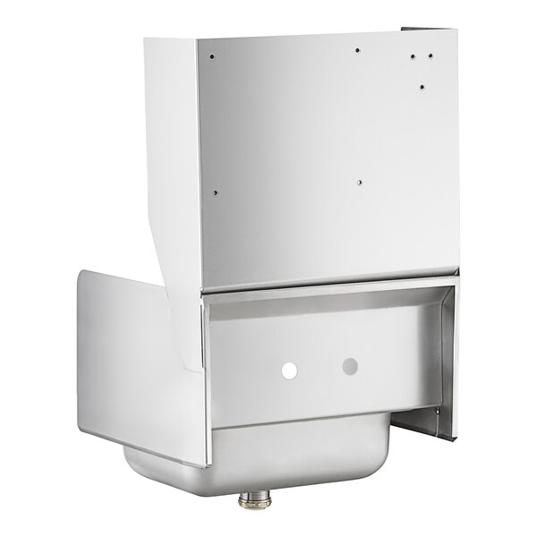 Regency 17" x 15" Wall Mounted Hand Sink with Side Splashes, Top ...