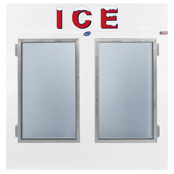 Leer 64CG-R290 64" Indoor Cold Wall Ice Merchandiser with Straight ...