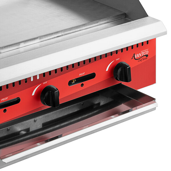 Avantco Chef Series CAG-36-MG 36" Countertop Gas Griddle with Manual ...