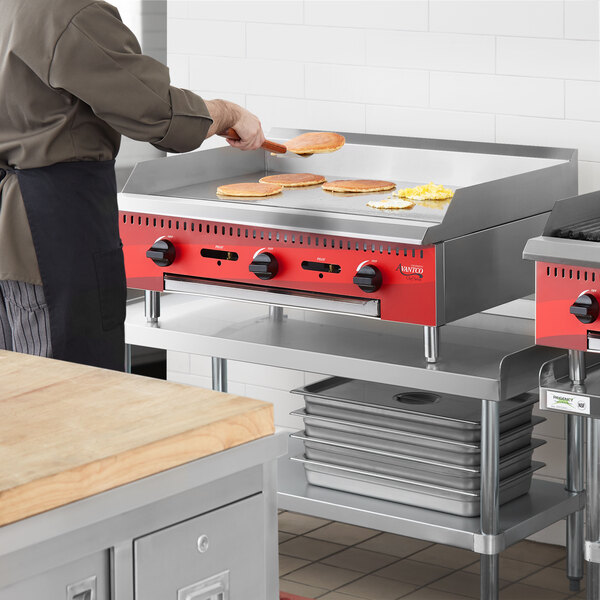 Avantco Chef Series CAG-36-MG 36" Countertop Gas Griddle with Manual ...