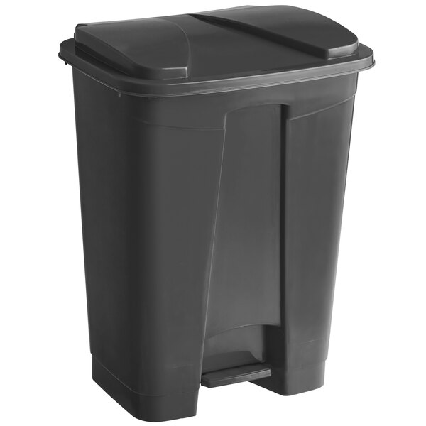 rectangle black bin