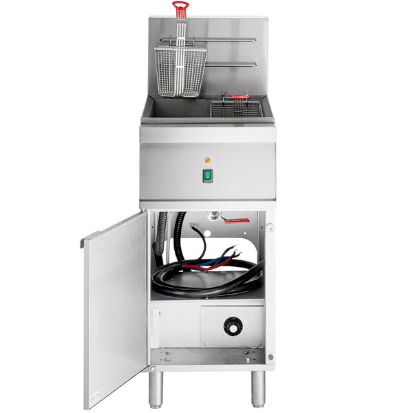 Avantco EF40-208-3 40 lb. Electric Floor Fryer - 208V, 3 Phase