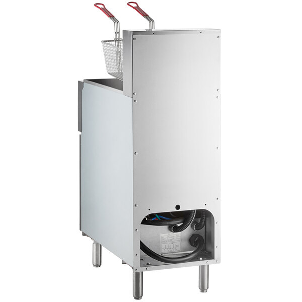 Avantco EF40-240-3 40 lb. Electric Floor Fryer - 240V, 3 Phase