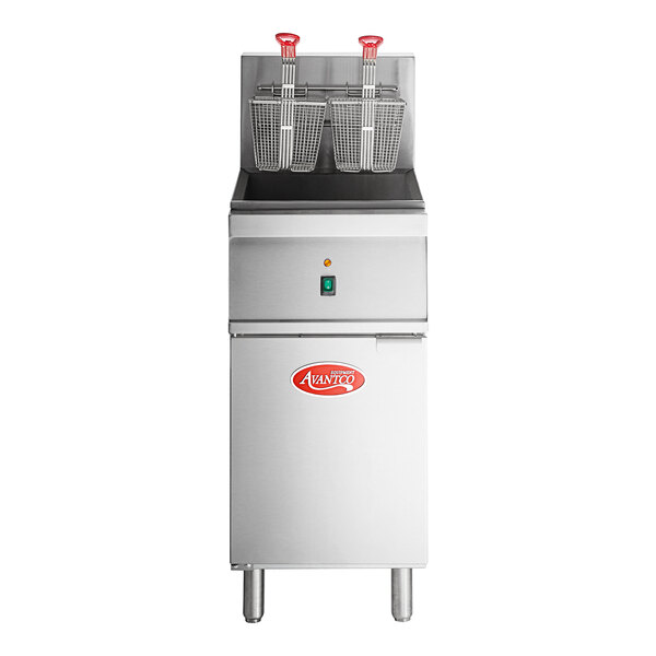Avantco EF40-208-1 40 lb. Electric Floor Fryer - 208V, 1 Phase