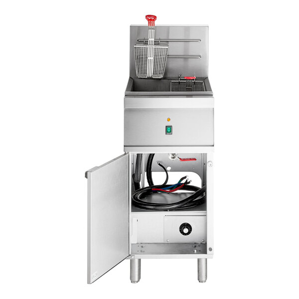 Avantco EF40-208-1 40 lb. Electric Floor Fryer - 208V, 1 Phase