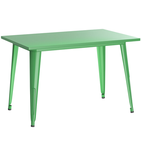 Lancaster Table & Seating Alloy Series 47 1/2" x 29 1/2" Green Standard ...