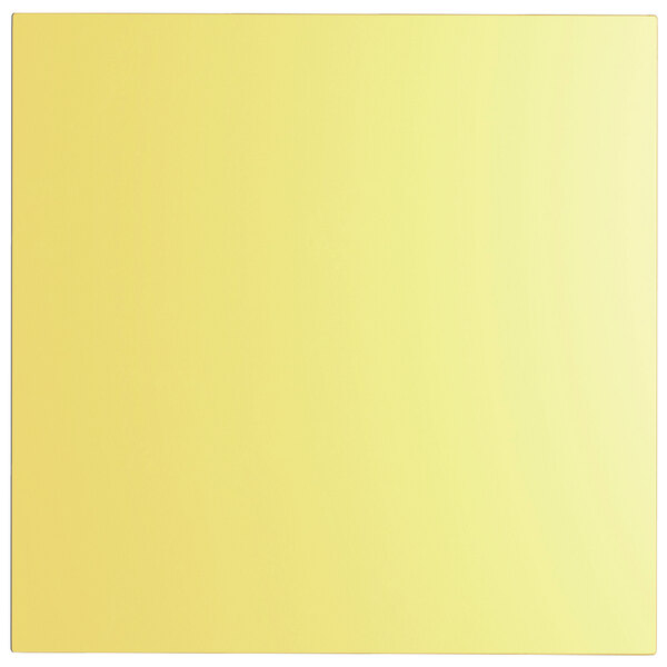 Lancaster Table & Seating Alloy Series 24" x 24" Yellow Dining Height ...