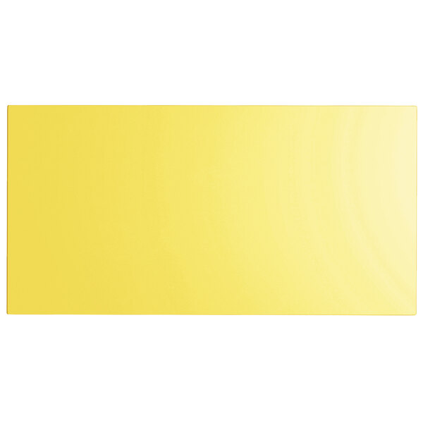 Lancaster Table & Seating Alloy Series 63" x 32" Yellow Dining Height ...