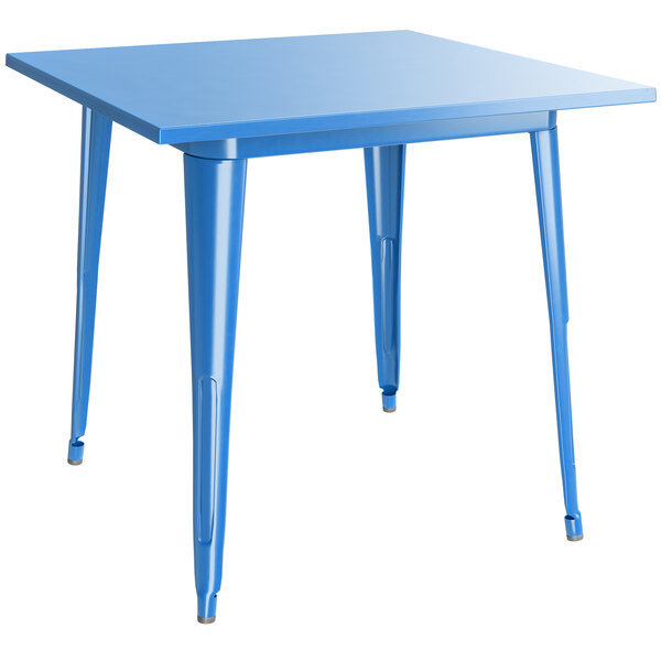 Lancaster Table & Seating Alloy Series 32" x 32" Blue Standard Height ...