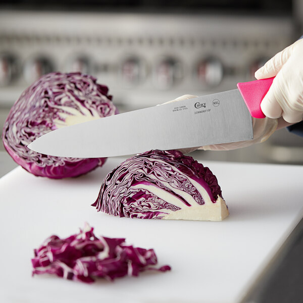 Choice 10" Chef Knife with Neon Pink Handle
