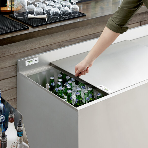 Regency 60" Beer Box Sliding Lid with Padlock and 2 Keys