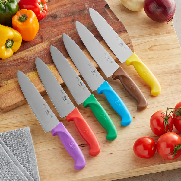 Choice 8" Chef Knife with Yellow Handle