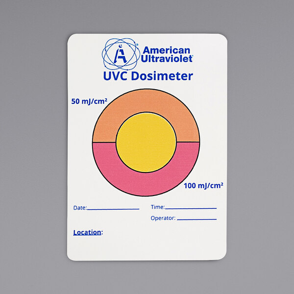 XtraLight MS5806 Dosimeter Card for High Power Ultraviolet Disinfection ...
