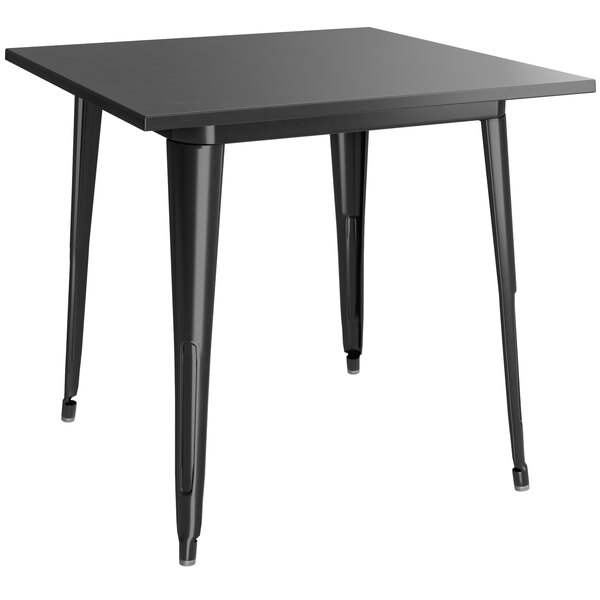 Lancaster Table & Seating Alloy Series 32" x 32" Black Dining Height ...