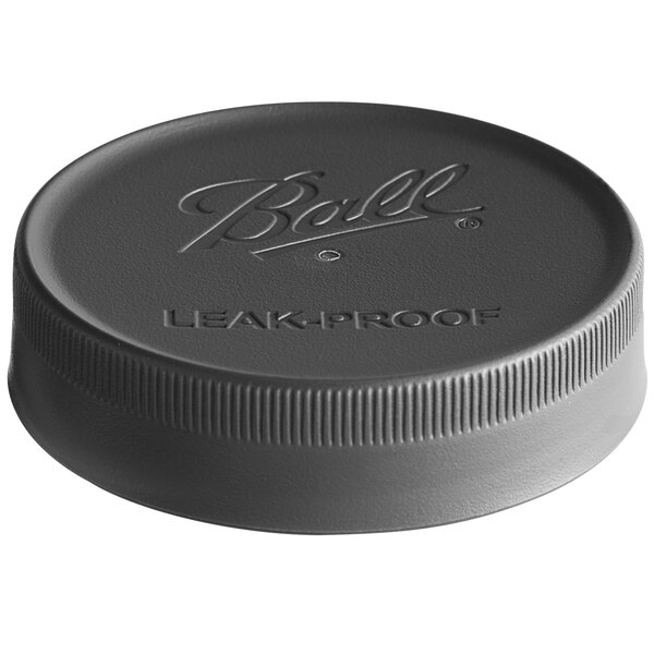 Ball 1440010812 Regular Mouth Black Plastic Leak-Proof Lids for Canning ...
