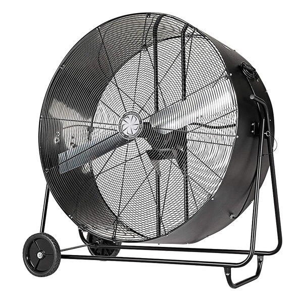 TPI PBS 48-D-OP 48" 1-Speed Tilt Head Direct Drive Industrial Drum Fan ...
