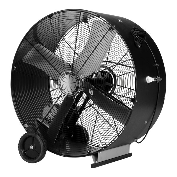 TPI PB-36-B 36" 1-Speed Fixed Belt Drive Industrial Drum Fan - 1/2 hp ...