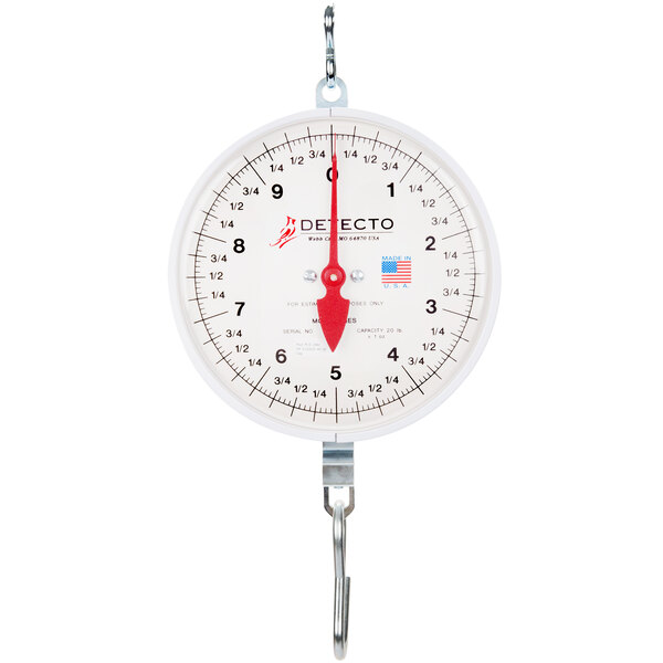 Cardinal Detecto MCS-20H 20 lb. Hanging Hook Scale