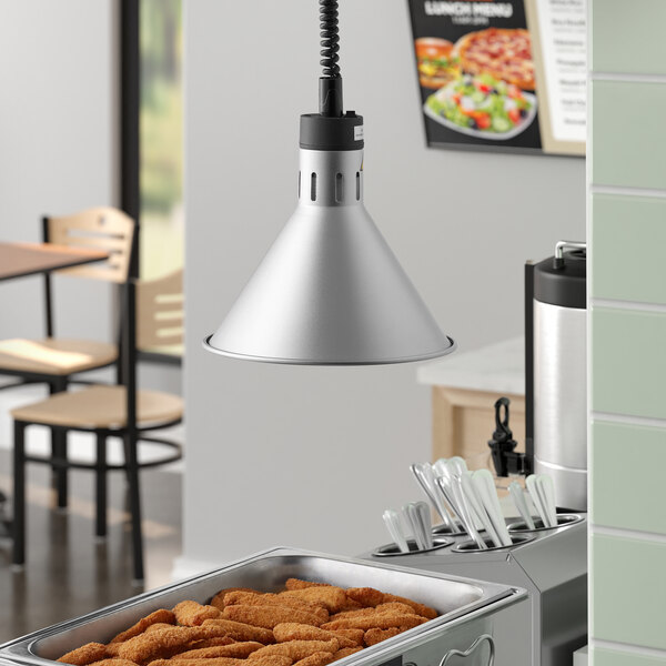 ServIt HLR45CH Retractable Cord Ceiling Mount Heat Lamp with Modern ...