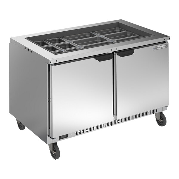 Beverage-Air SPE48HC-S 48" Stainless Steel Refrigerated Salad Bar ...
