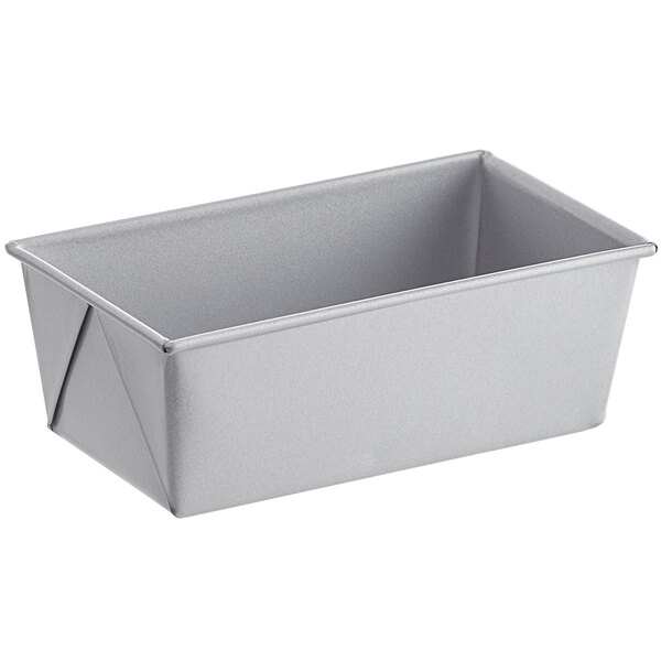 Baker's Lane 3/8 lb. Glazed Aluminized Steel Bread Loaf Pan - 5 5/8" x ...