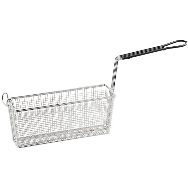 13 1/4" x 4 1/8" x 5 3/8" Triple Fryer Basket Replacement with Front Hook