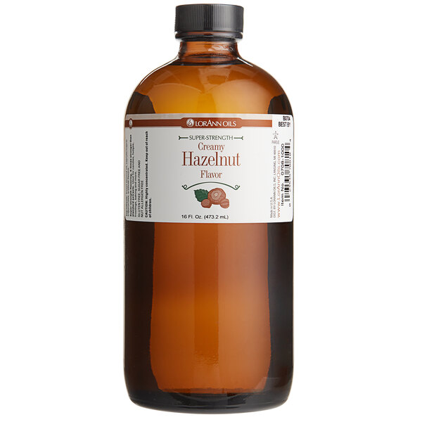 LorAnn Oils 16 fl. oz. Creamy Hazelnut Super Strength Flavor