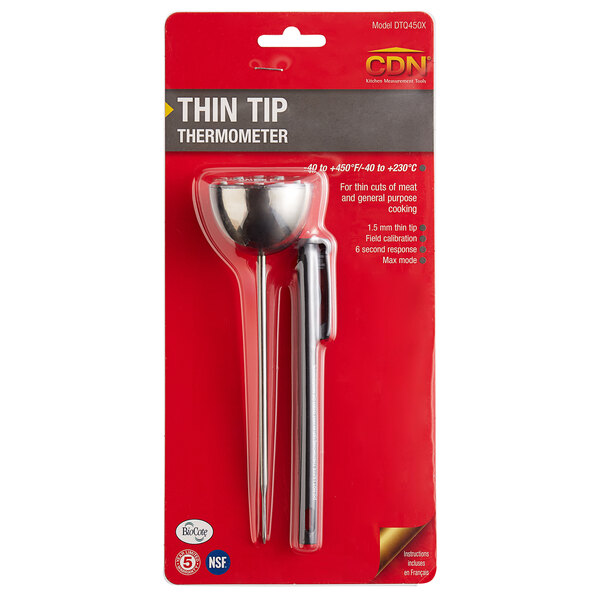 CDN DTQ450X ProAccurate 4 3/4" Digital Waterproof Pocket Probe Thermometer