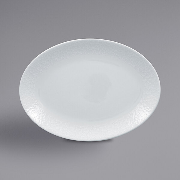 RAK Porcelain CHPONOP21 Charm 8 1/4" x 5 15/16" Bright White Embossed ...