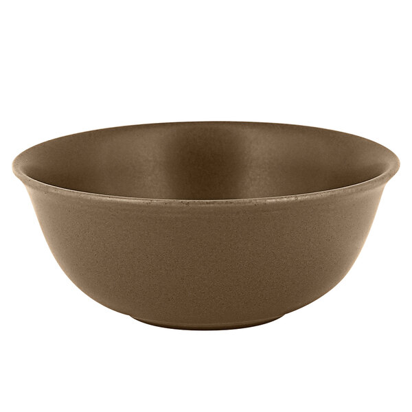 RAK Porcelain GNNNRB16CR Genesis Mat 19.6 oz. Crust Porcelain Rice Bowl ...