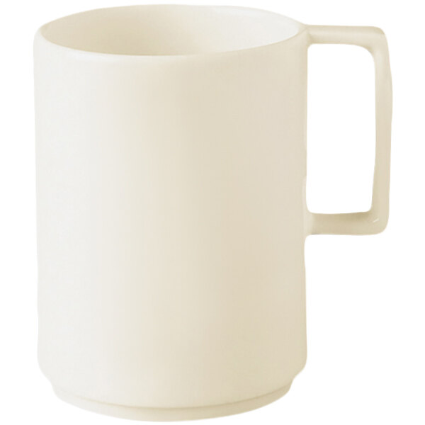 RAK Porcelain NOMG30 Nordic 10.14 oz. Warm White Porcelain Stackable ...