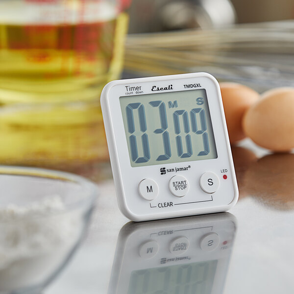 San Jamar Escali TMDGXL Extra Large Display Digital 100 Minute Kitchen ...