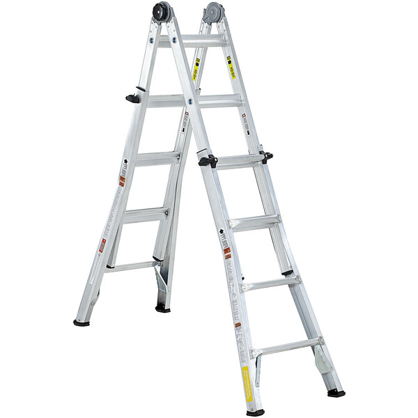 Cosco 20218T1ASE Aluminum Telescoping 18' Max Reach Multi-Position Ladder