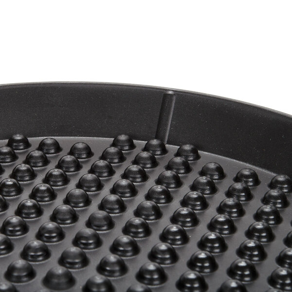 HS Inc. HS1033 12" Charcoal Polypropylene Pizza Pleezer Pizza Tray - 12 ...