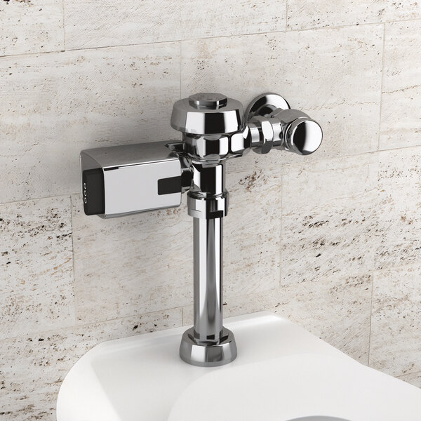 Sloan 3325500 EBV500A Polished Chrome Single Flush Sensor Retrofit Kit ...